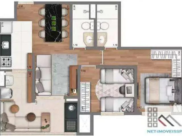 Apartamento para Venda em São Paulo/SP Tucuruvi 2 Quartos