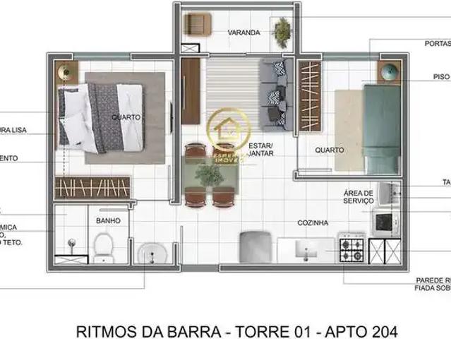 Apartamento para Venda em São Paulo/SP Várzea da Barra Funda 2 Quartos