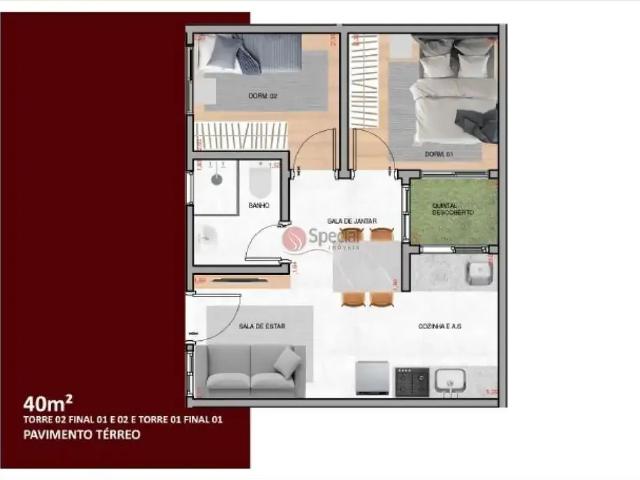 Apartamento para Venda em São Paulo/SP Vila Carrão 2 Quartos