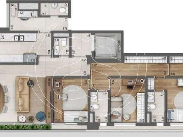 Apartamento para Venda em São Paulo/SP Vila Clementino 4 Quartos