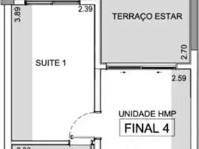 Apartamento para Venda em São Paulo/SP Vila Clementino 1 Quartos
