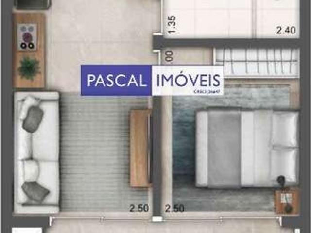 Apartamento para Venda em São Paulo/SP Vila Clementino 1 Quartos