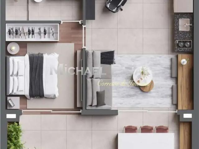 Apartamento para Venda em São Paulo/SP Vila Clementino 1 Quartos