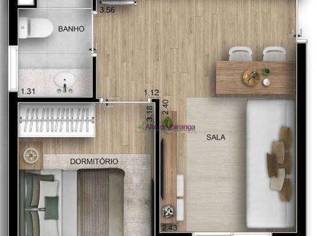 Apartamento para Venda em São Paulo/SP Vila Clementino 1 Quartos