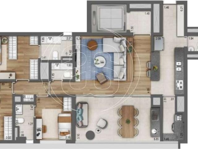 Apartamento para Venda em São Paulo/SP Vila Clementino 3 Quartos