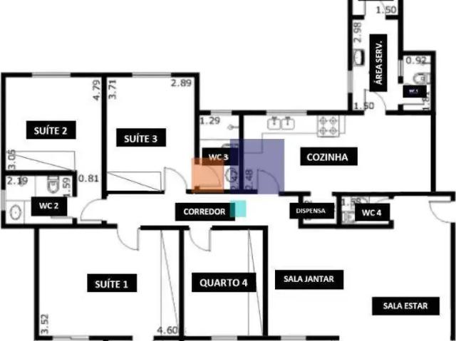 Apartamento para Venda em São Paulo/SP Vila Andrade 4 Quartos