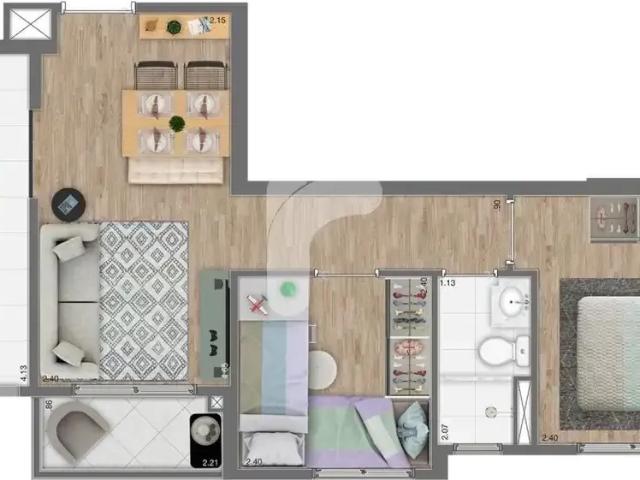 Apartamento para Venda em São Paulo/SP Vila Andrade 2 Quartos