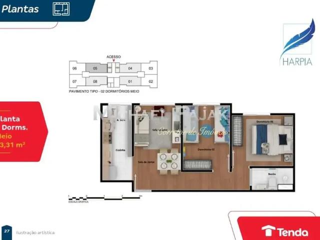 Apartamento para Venda em São Paulo/SP Vila Andrade 2 Quartos