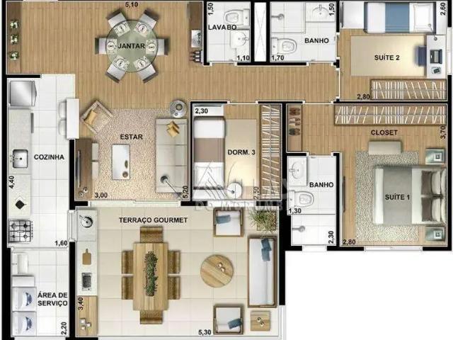 Apartamento para Venda em São Paulo/SP Vila Andrade 2 Quartos
