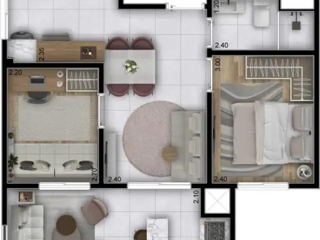 Apartamento para Venda em São Paulo/SP Vila Andrade 2 Quartos
