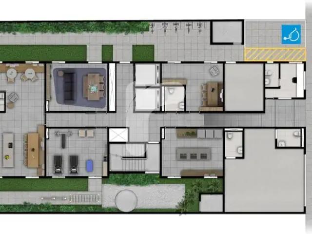 Apartamento para Venda em São Paulo/SP Vila Buarque 1 Quartos