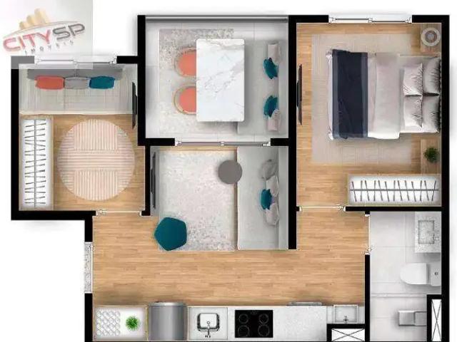 Apartamento para Venda em São Paulo/SP Vila Guarani 2 Quartos