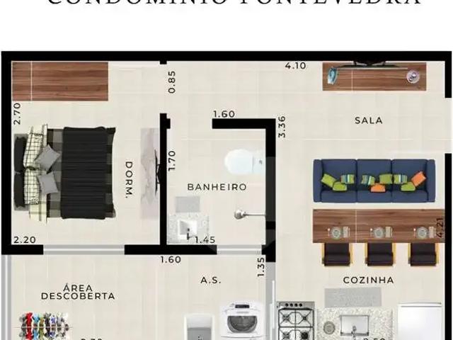 Apartamento para Venda em São Paulo/SP Vila Guilherme 1 Quartos