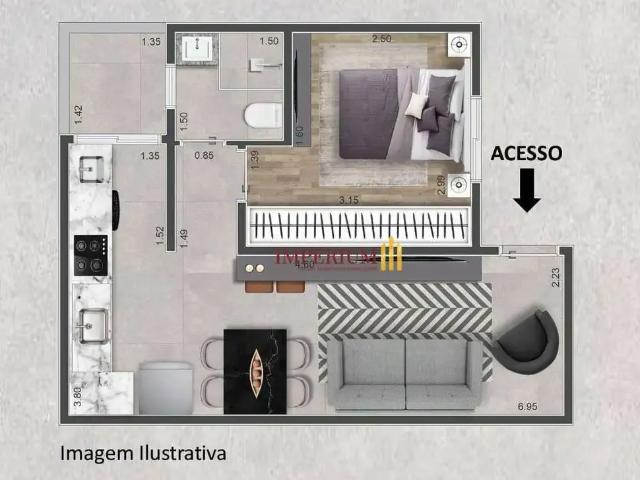 Apartamento para Venda em São Paulo/SP Vila Gustavo 2 Quartos