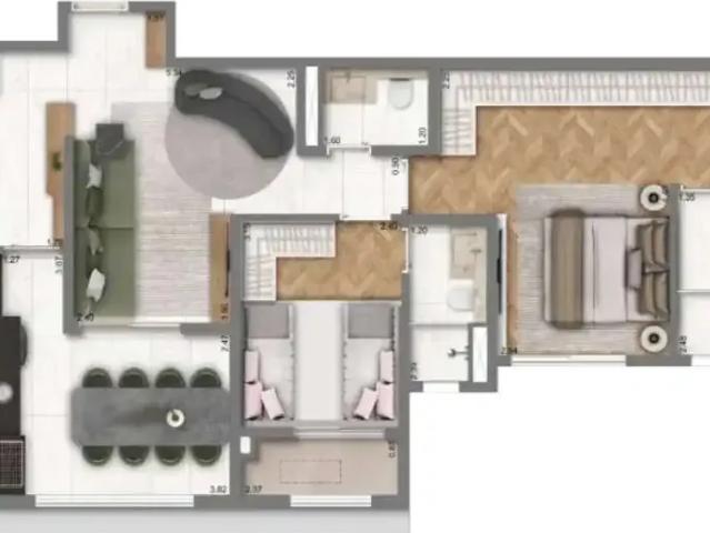 Apartamento para Venda em São Paulo/SP Vila Dom Pedro I 2 Quartos
