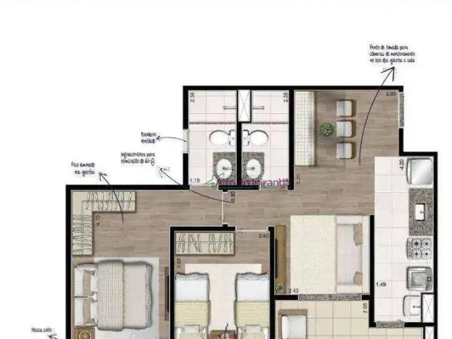 Apartamento para Venda em São Paulo/SP Vila das Mercês 2 Quartos