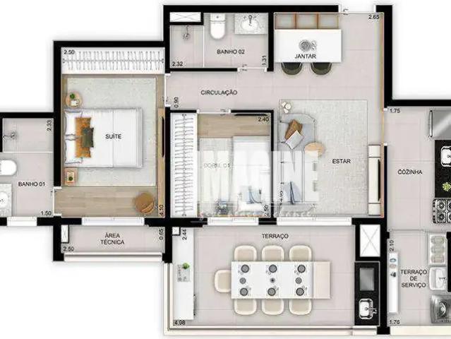 Apartamento para Venda em São Paulo/SP Vila Formosa 2 Quartos