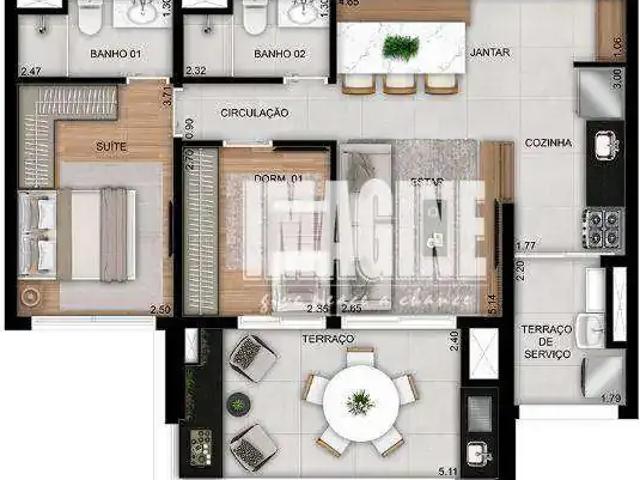 Apartamento para Venda em São Paulo/SP Vila Formosa 2 Quartos