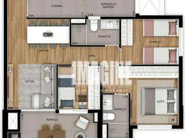 Apartamento para Venda em São Paulo/SP Vila Formosa 3 Quartos