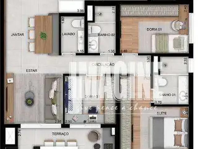 Apartamento para Venda em São Paulo/SP Vila Formosa 3 Quartos