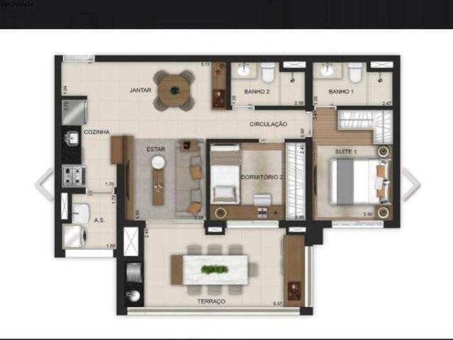 Apartamento para Venda em São Paulo/SP Vila Independência 2 Quartos