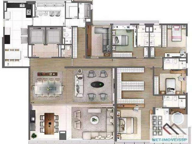 Apartamento para Venda em São Paulo/SP Vila Olímpia 4 Quartos