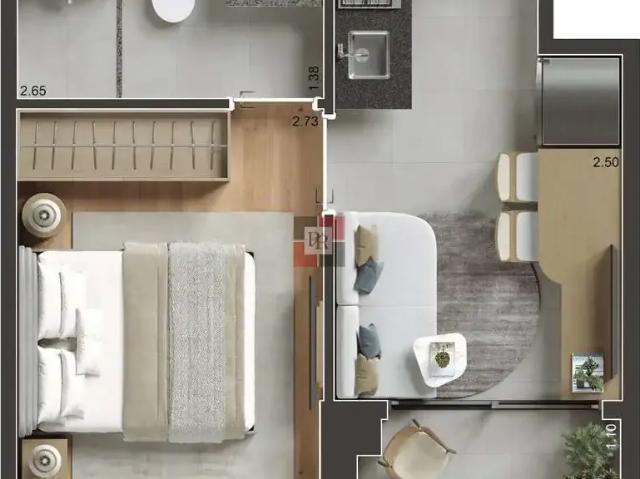 Apartamento para Venda em São Paulo/SP Vila Olímpia 1 Quartos