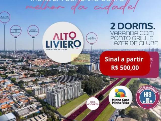 Apartamento para Venda em São Paulo/SP Vila Liviero 2 Quartos