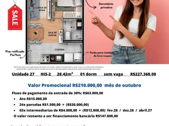 Apartamento para Venda em São Paulo/SP Vila Matilde 1 Quartos
