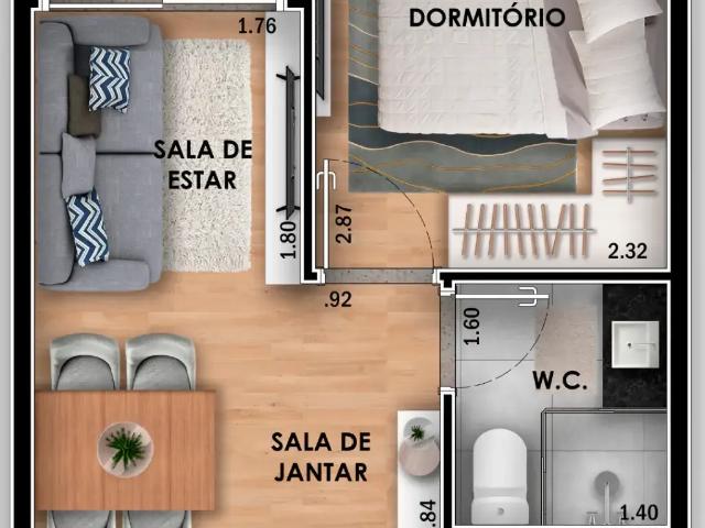 Apartamento para Venda em São Paulo/SP Vila Matilde 1 Quartos