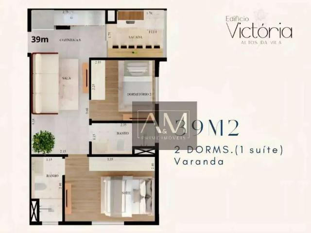 Apartamento para Venda em São Paulo/SP Vila Matilde 2 Quartos