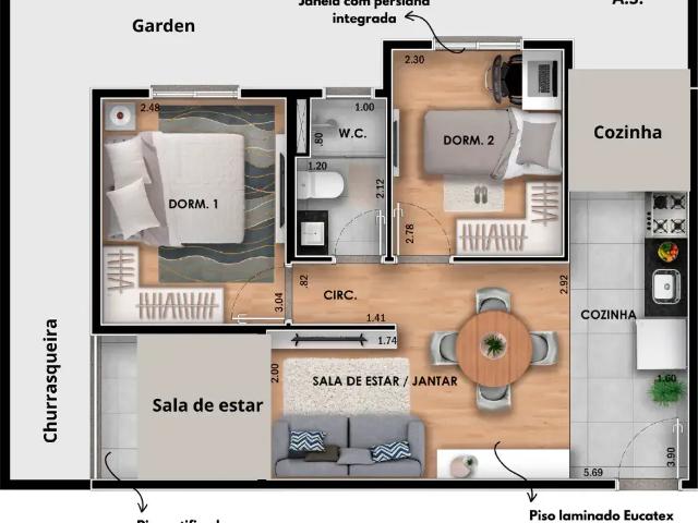 Apartamento para Venda em São Paulo/SP Vila Matilde 2 Quartos