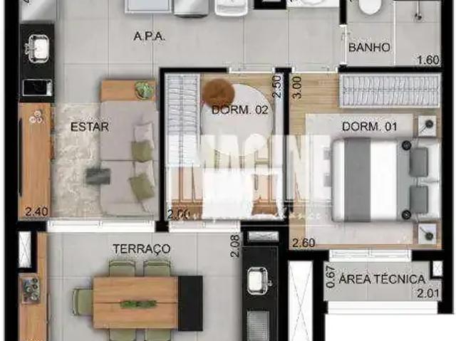 Apartamento para Venda em São Paulo/SP Vila Matilde 2 Quartos