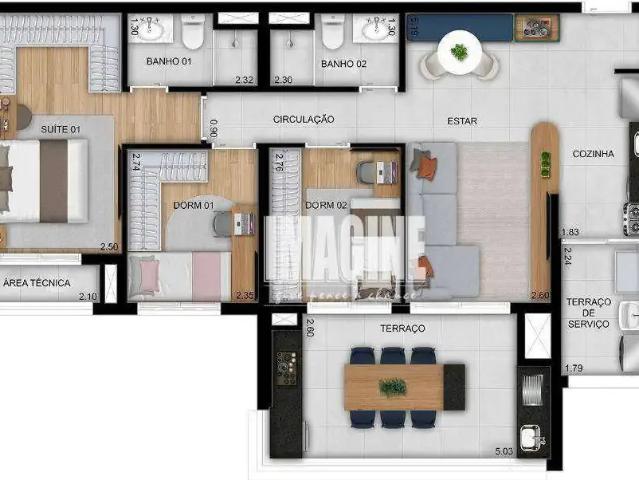Apartamento para Venda em São Paulo/SP Vila Matilde 3 Quartos