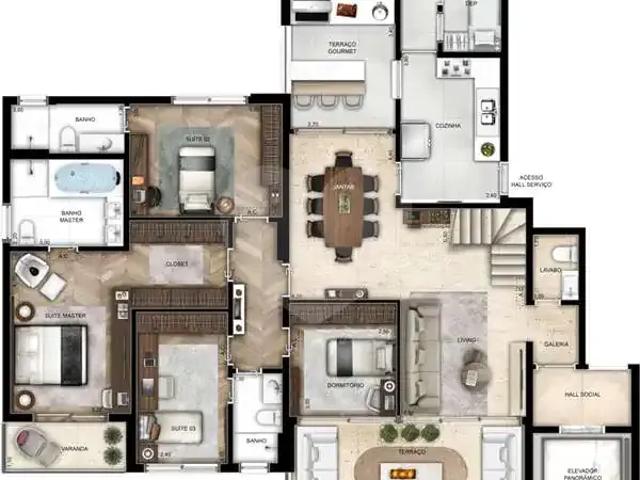 Apartamento para Venda em São Paulo/SP Vila Mariana 5 Quartos