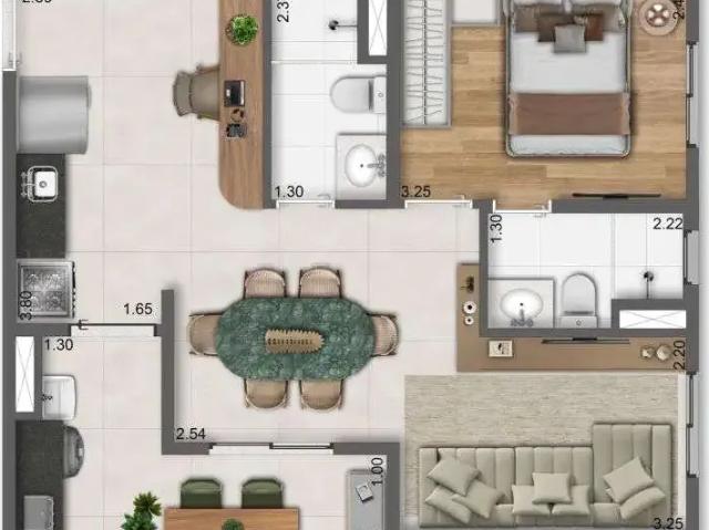 Apartamento para Venda em São Paulo/SP Vila Mariana 2 Quartos