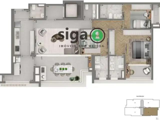 Apartamento para Venda em São Paulo/SP Vila Mariana 3 Quartos