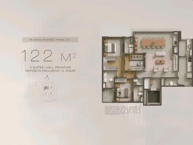 Apartamento para Venda em São Paulo/SP Vila Mariana 3 Quartos