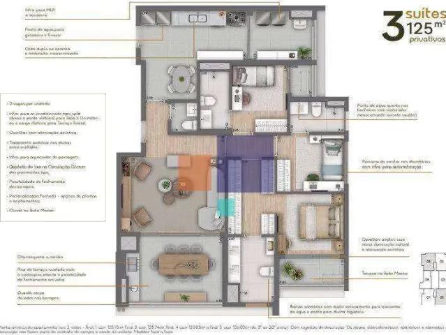 Apartamento para Venda em São Paulo/SP Vila Mariana 3 Quartos