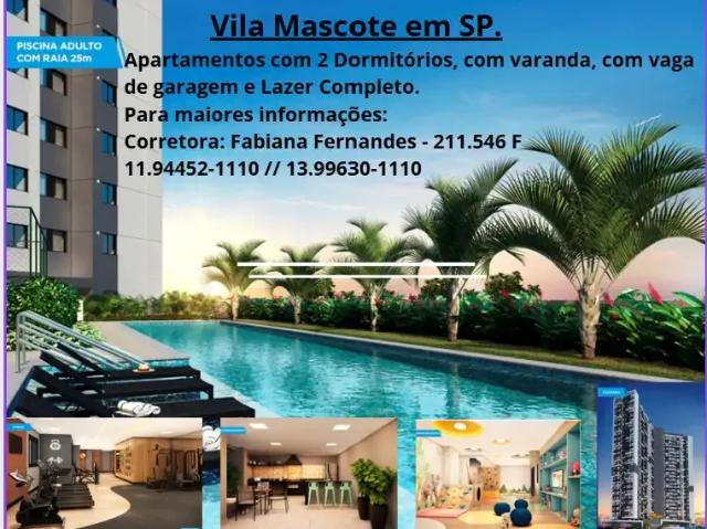 Apartamento para Venda em São Paulo/SP Vila Mascote 2 Quartos