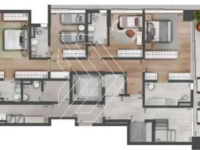 Apartamento para Venda em São Paulo/SP Vila Nova Conceição 4 Quartos