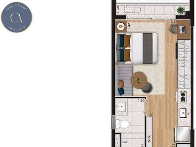 Apartamento para Venda em São Paulo/SP Vila Nova Conceição 1 Quartos