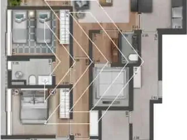 Apartamento para Venda em São Paulo/SP Vila Nova Conceição 3 Quartos