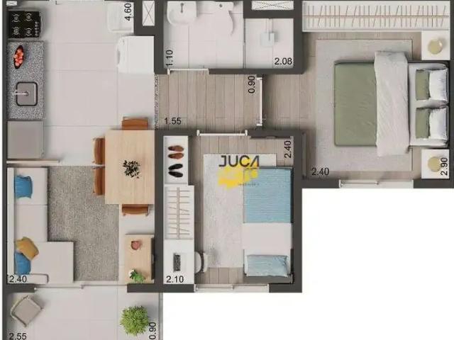 Apartamento para Venda em São Paulo/SP Vila Nair 2 Quartos