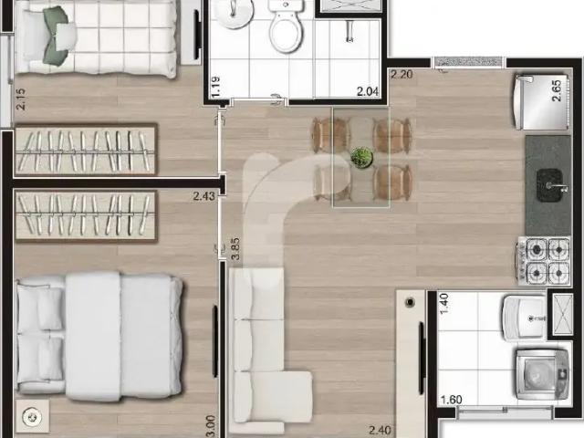 Apartamento para Venda em São Paulo/SP Vila Nina 2 Quartos