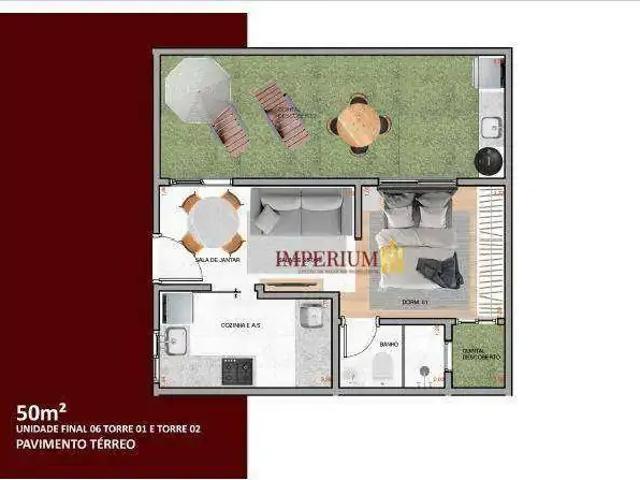Apartamento para Venda em São Paulo/SP Vila Santa Isabel 1 Quartos