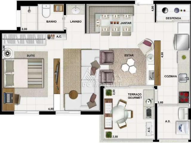 Apartamento para Venda em São Paulo/SP Vila Suzana 2 Quartos