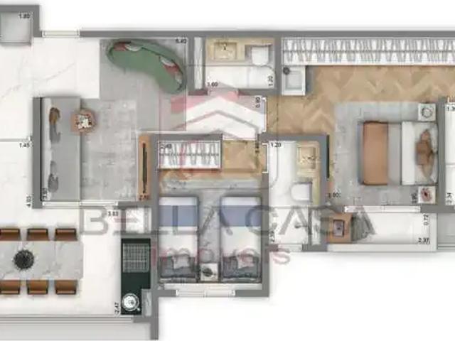 Apartamento para Venda em São Paulo/SP Vila Regente Feijó 2 Quartos