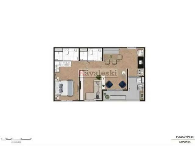 Apartamento para Venda em São Paulo/SP Vila Vermelha 2 Quartos
