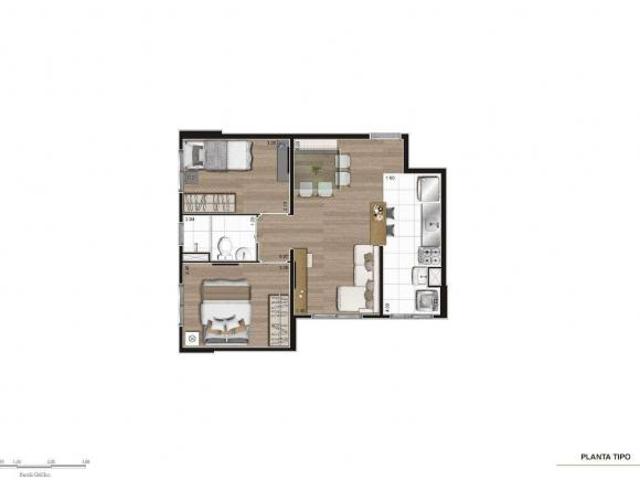 Apartamento para Venda em São Paulo/SP 2 Dorm. 44 m2 Área Útil